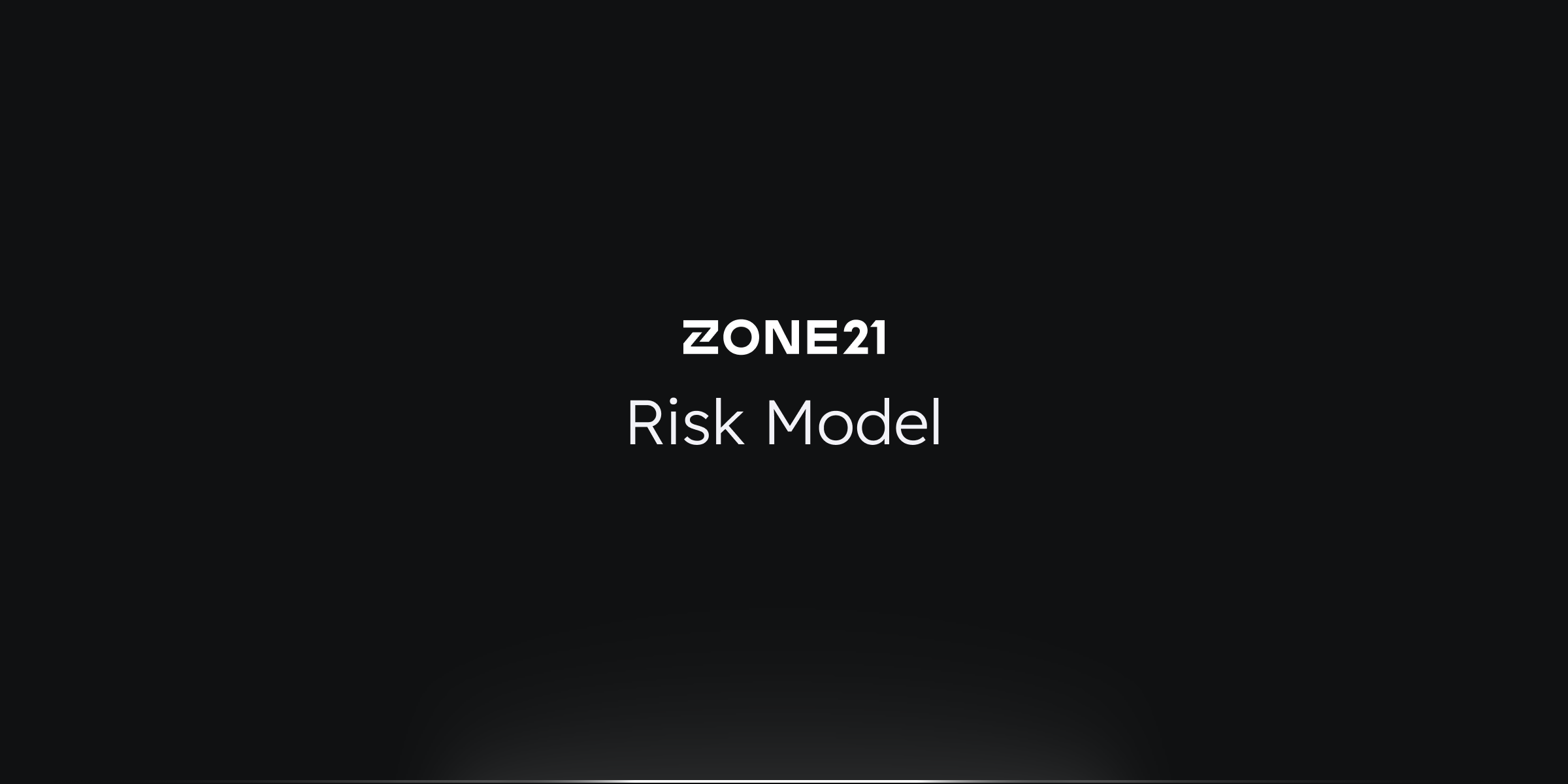 Risk Model Methodology - Zone21